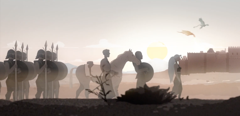 Juste une récap des 4 premières saisons de Game of Thrones en anime ...