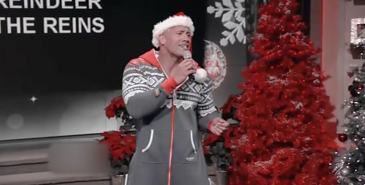 La musique du jour : « Here Comes Santa Clause » by The Rock - YZGeneration