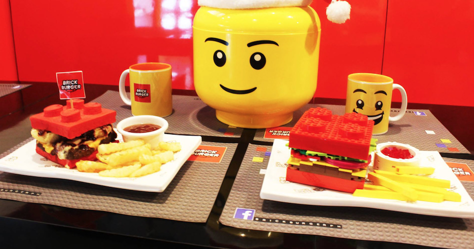 Brick Burgers : Juste des Burgers en forme de Legos